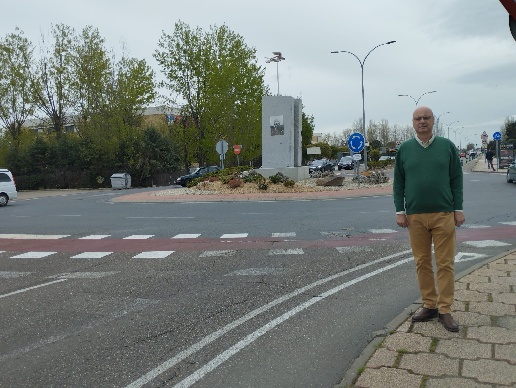 Santa Marta iluminará la escultura de la rotonda de Miguel Ángel Blanco